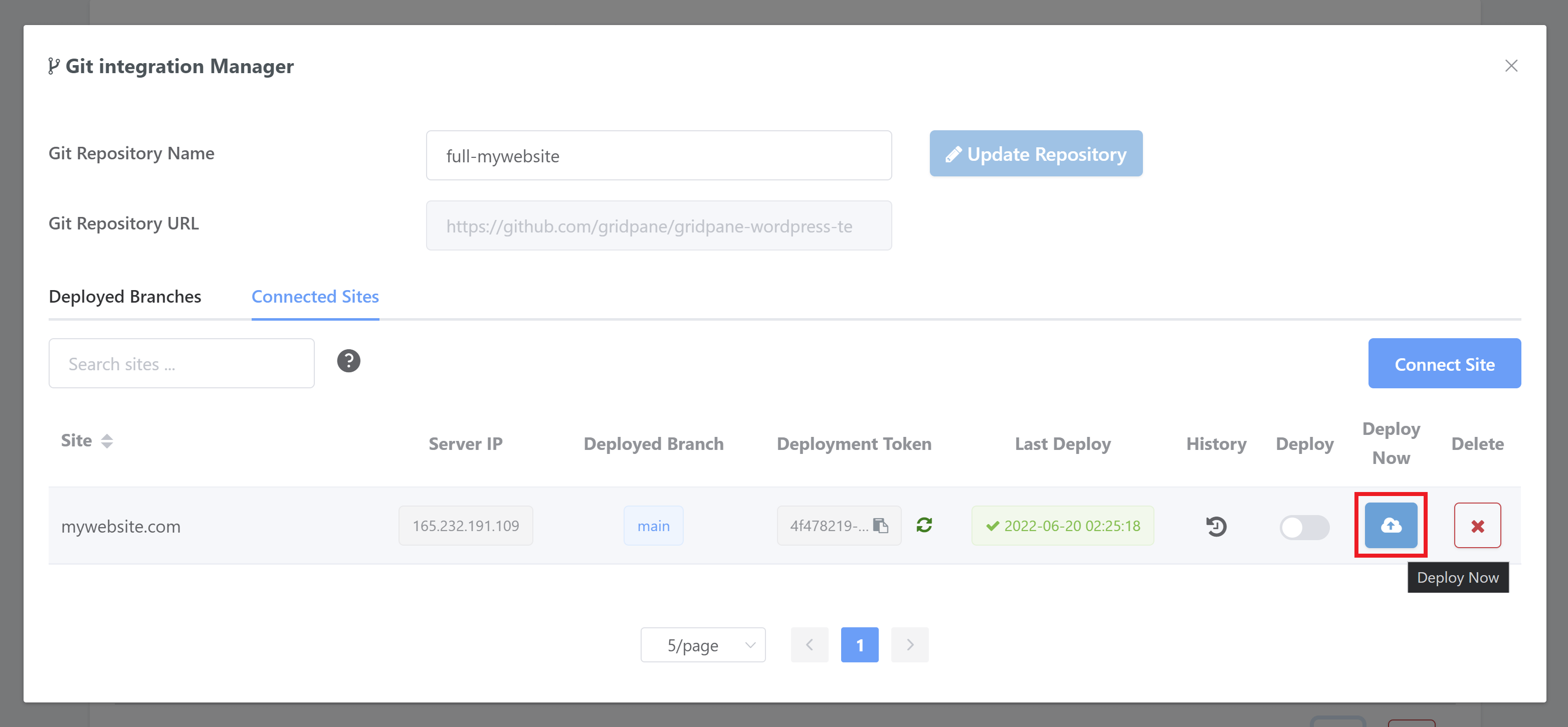 Using The Gridpane Git Integration Gridpane